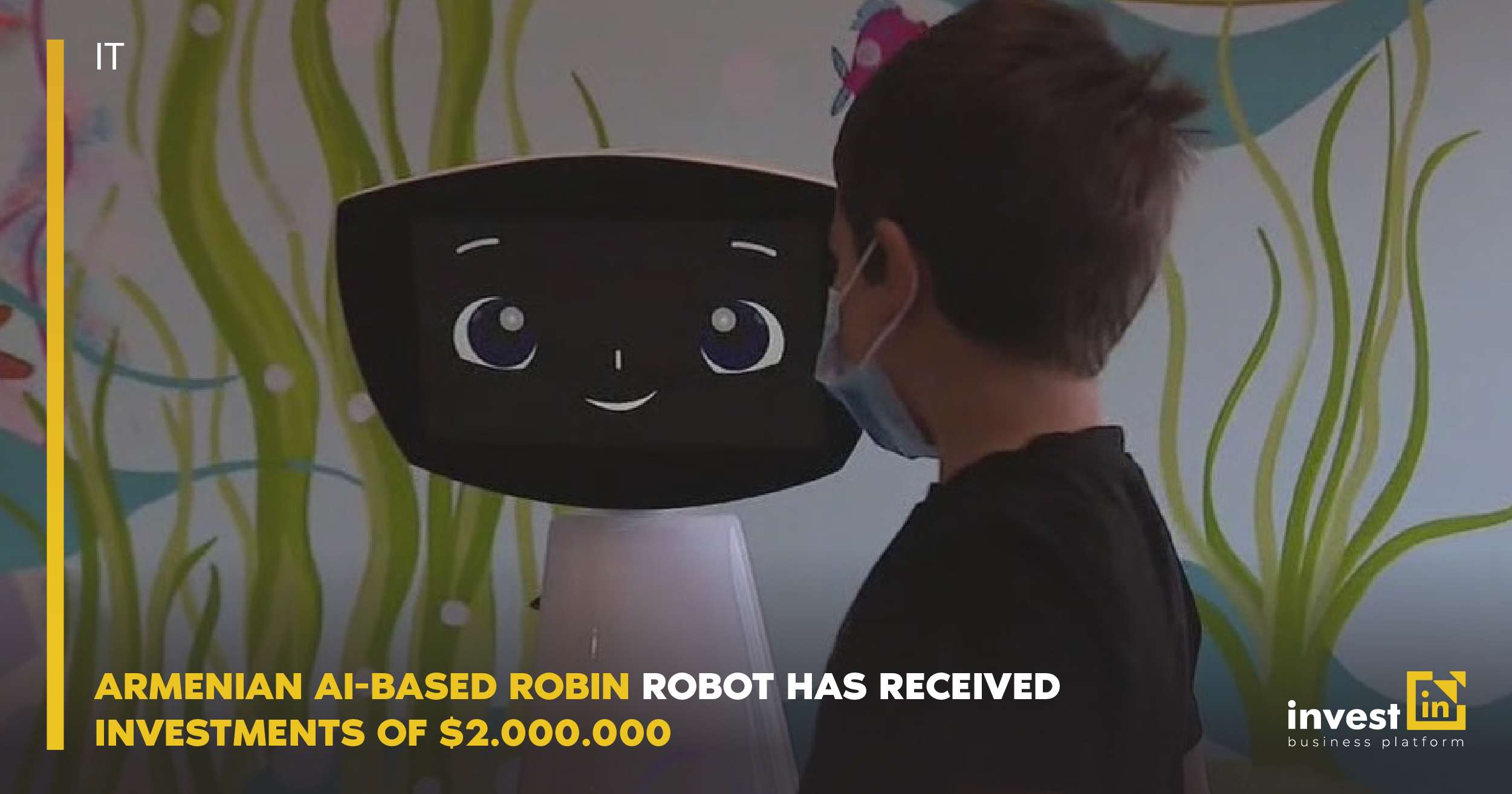 Armenian robot with artificial intelligence Robin received an ...