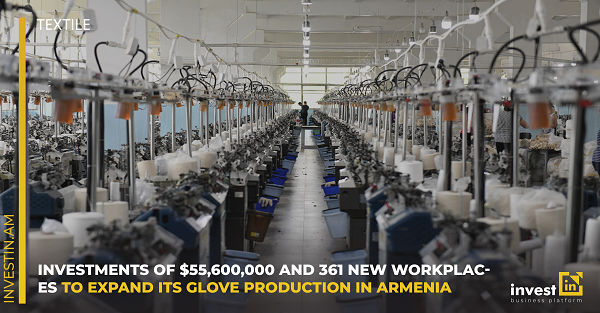 Investments of $55,600,000 and 361 new workplaces by Tavush Textile to ...