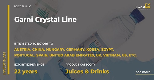 Garni Crystal Line Natural Water 0.5l (PET)