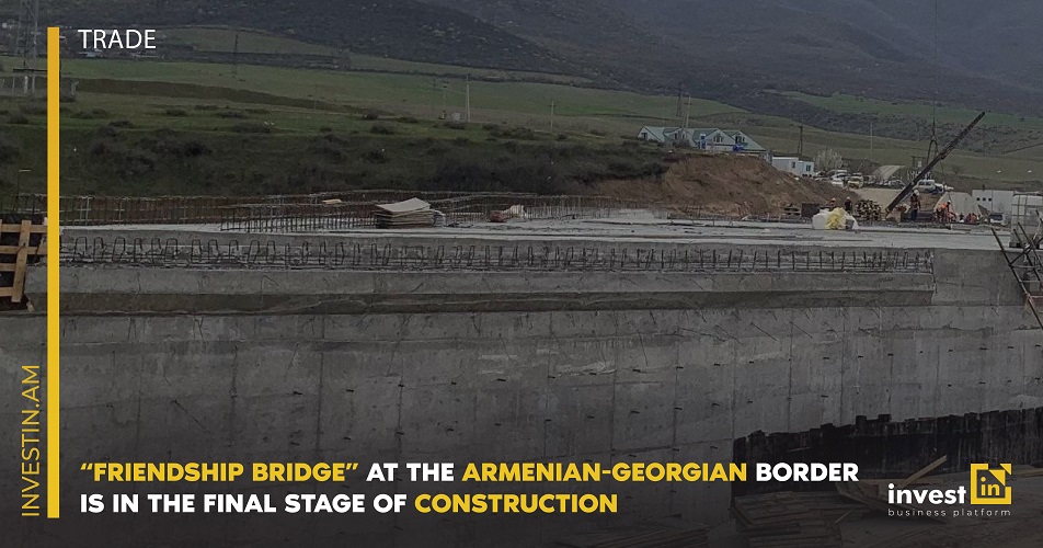 “Friendship Bridge” at the Armenian-Georgian border is in the final ...